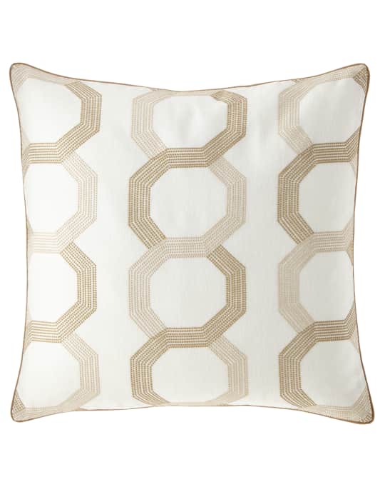 Jane Wilner Designs Lulu Embroidered European Sham | Neiman Marcus