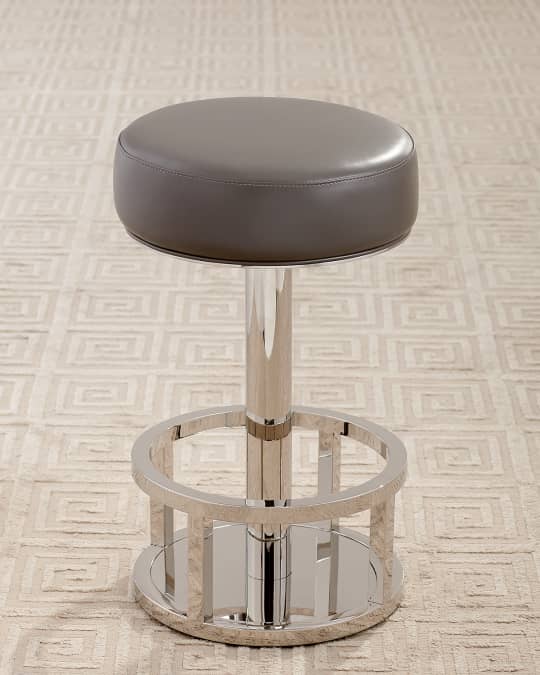 Interlude Home Drake Swivel Counter Stool, 26" | Neiman Marcus