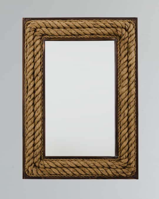 Rectangular Jute Mirror | Neiman Marcus