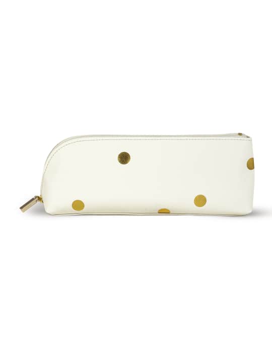 kate spade new york polka-dot pencil case | Neiman Marcus