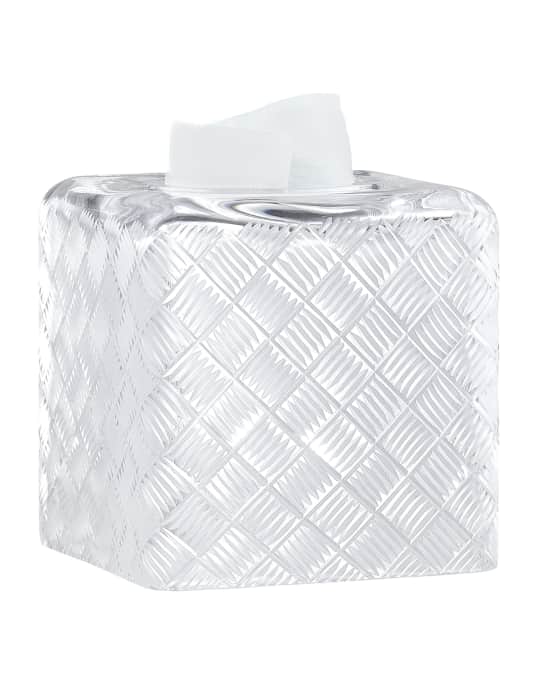 Labrazel Basket Weave Tissue Box Cover | Neiman Marcus