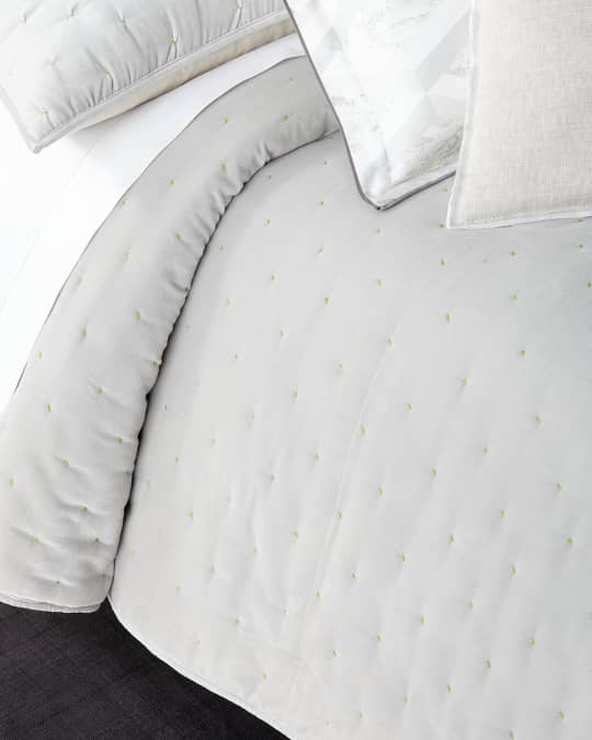 Designers Guild Sevanti Dove Queen Quilt | Neiman Marcus