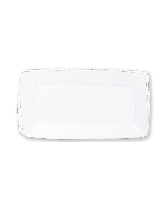 Vietri Lastra Rectangular Platter, White | Neiman Marcus
