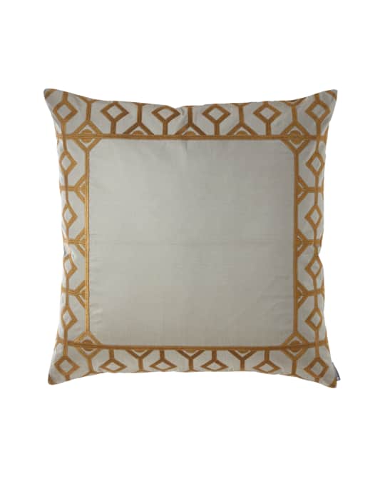 Lili Alessandra Kylie Euro Border Pillow | Neiman Marcus