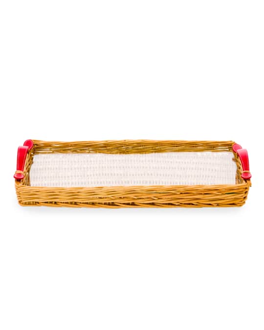 Amanda Lindroth Medium Island Tray, Red | Neiman Marcus