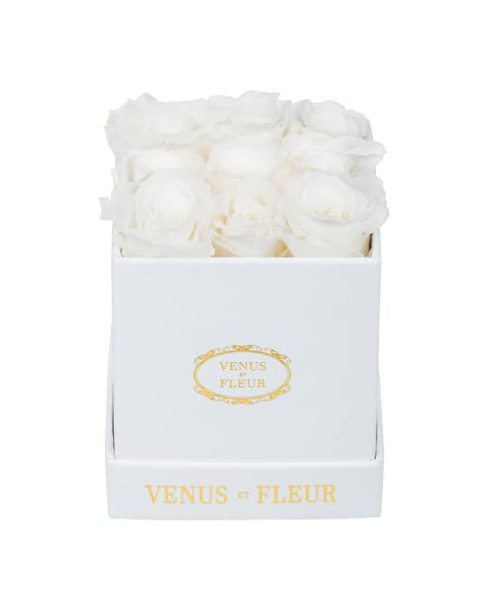Venus ET Fleur Classic Mini Square Rose Box | Neiman Marcus