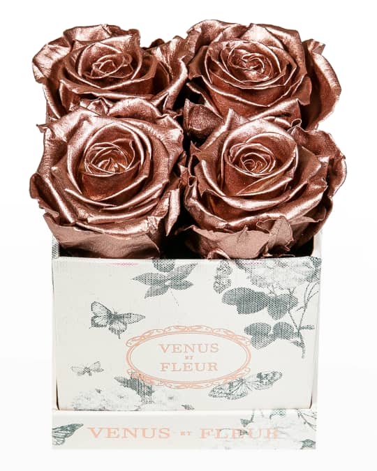 Venus ET Fleur Classic Petite Square Rose Box | Neiman Marcus