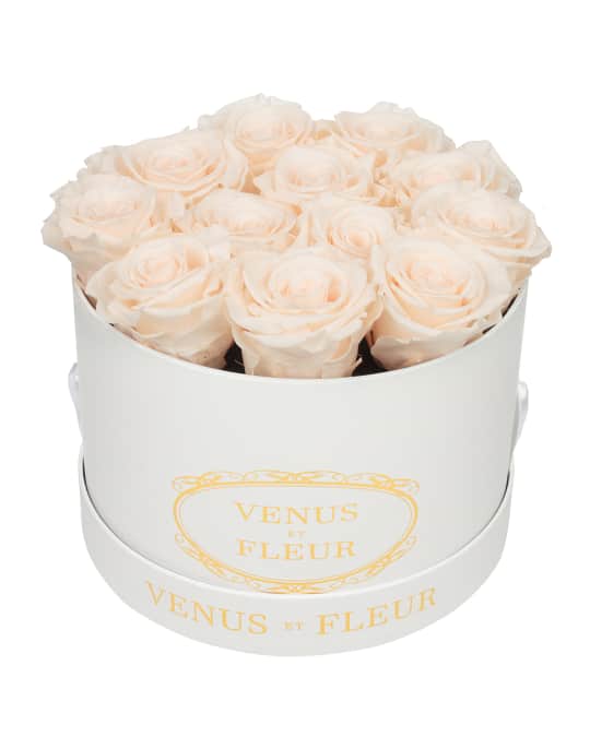Venus ET Fleur Classic Small Round Rose Box | Neiman Marcus