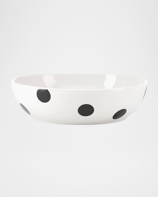 kate spade new york deco dot rimmed soup/pasta bowl | Neiman Marcus