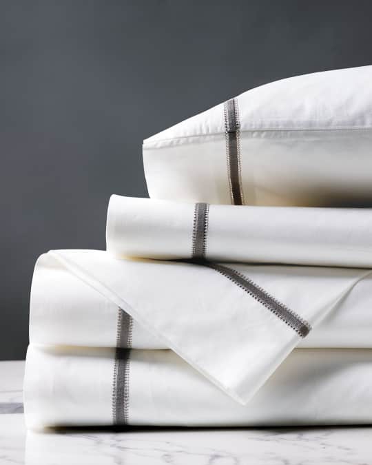 Eastern Accents Gala Dove King Sheet Set | Neiman Marcus