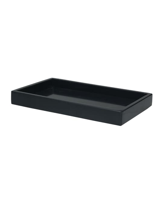 Marble Crafter Eris Collection Jet Black Small Vanity Tray | Neiman Marcus