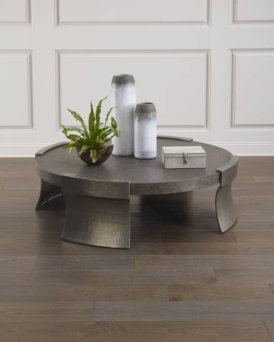 Bernhardt Interiors Gainsford Round Coffee Table | Neiman Marcus