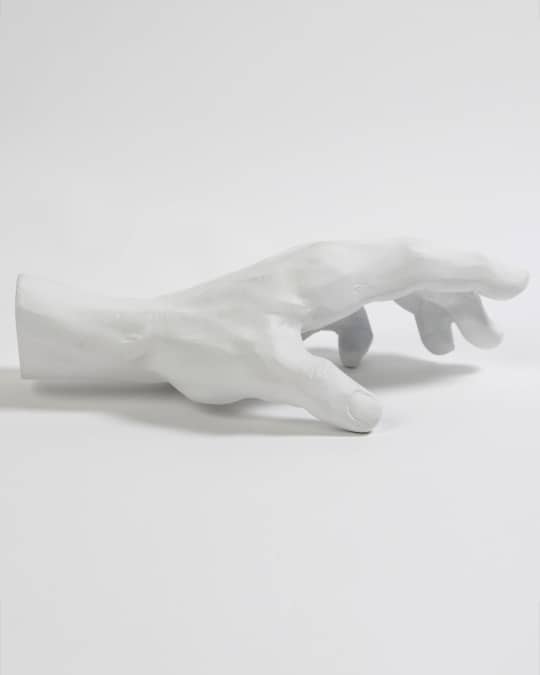 William D Scott for Global Views Hand Resting Sculpture | Neiman Marcus