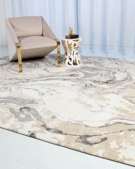 William D. Scott for Global Views Marbleized Rug, 9' x 12' | Neiman Marcus