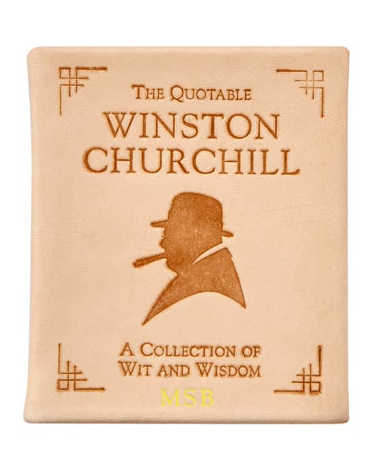 Graphic Image "Mini Quotable Winston Churchill" Book | Neiman Marcus