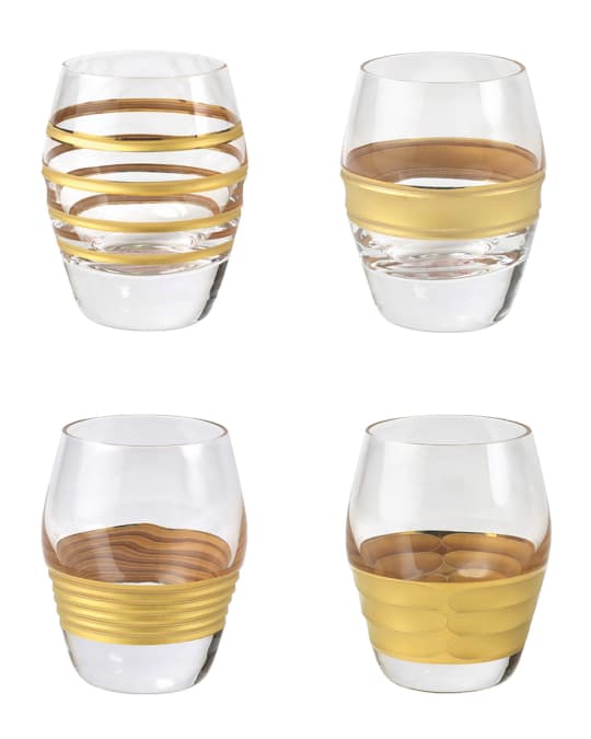 Vietri Raffaello Assorted Liquor Glasses, Set of 4 | Neiman Marcus