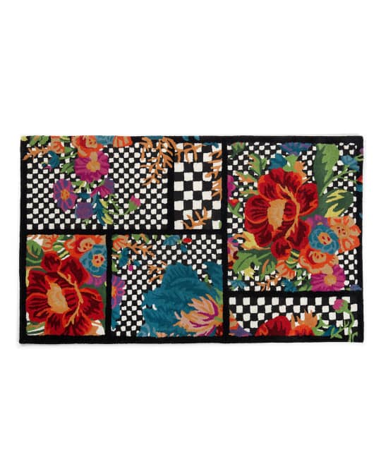 MacKenzie-Childs Flower Market Trellis Rug, 3' x 5' | Neiman Marcus