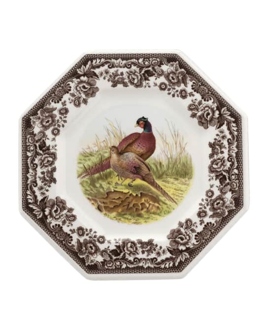 Spode Woodland Octagonal Plate | Neiman Marcus