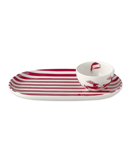 Caskata Sleigh Red Snack Set | Neiman Marcus