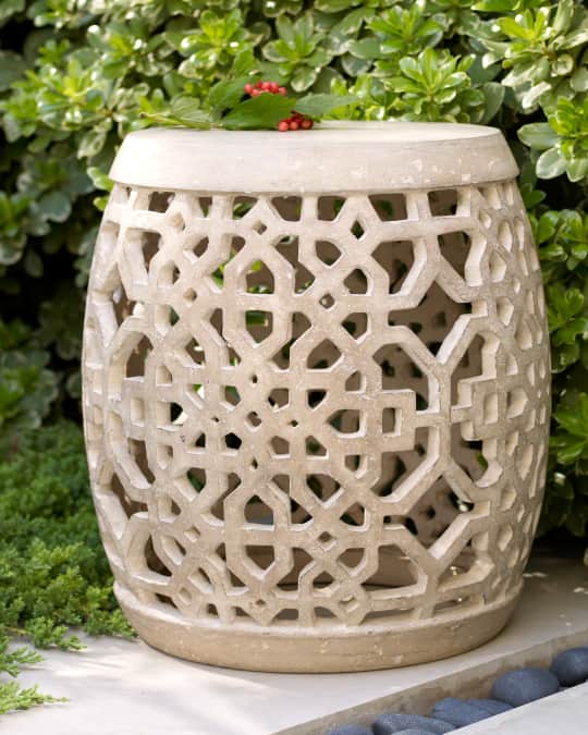 Neiman Marcus Tamsin Garden Stool | Neiman Marcus