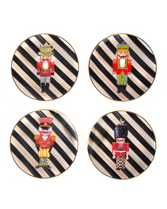 MacKenzie-Childs Nutcracker Plates, Set of 4 | Neiman Marcus