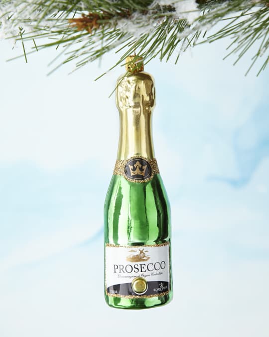 Prosecco Bottle Ornament | Neiman Marcus