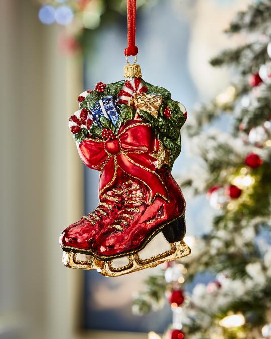 Ice Skates Christmas Ornament | Neiman Marcus