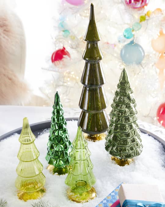 Cody Foster & Co Green Hue Trees, Set of 5 | Neiman Marcus