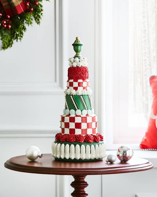 MacKenzie-Childs NM Christmas Tier Cake Decor | Neiman Marcus