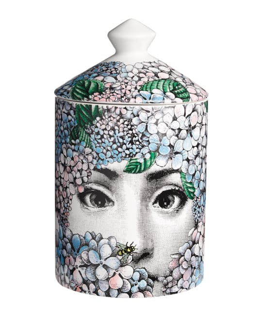 Fornasetti Ortensia Scented Candle in Ceramic Vessel | Neiman Marcus