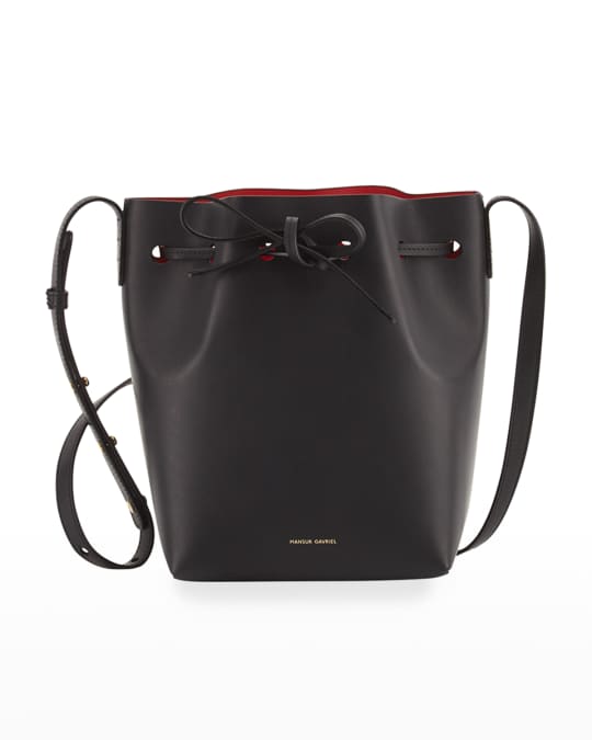 Mansur Gavriel Mini Mini Vegetable-Tanned Leather Bucket Bag | Neiman ...