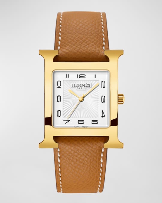 Hermes Heure H Watch, Large Model, 34 x 30 MM | Neiman Marcus