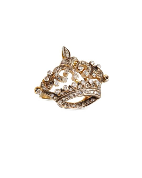 Turner & Tatler Diamond Coronet Ring in 14K Gold | Neiman Marcus