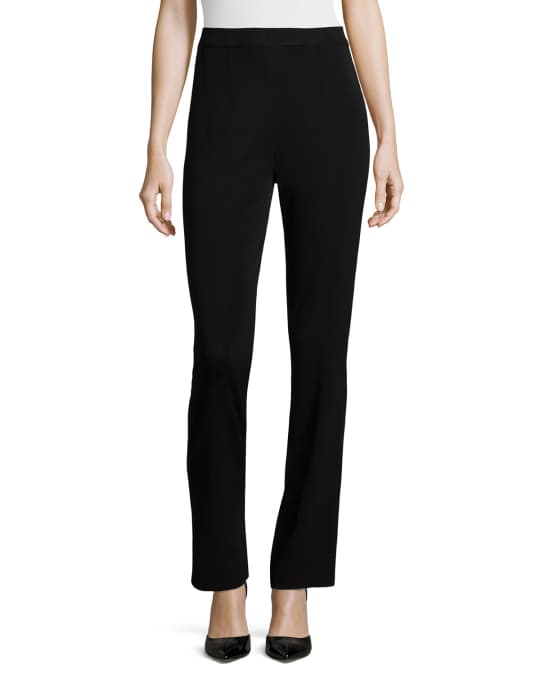 Misook Boot-Cut Knit Pants | Neiman Marcus