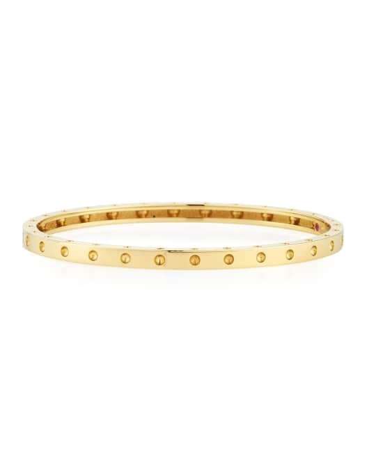Roberto Coin 18K Pois Mois Bangle Bracelet | Neiman Marcus