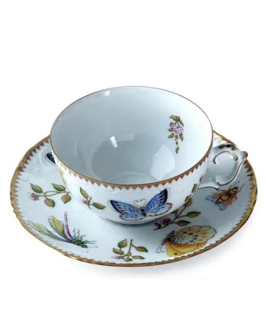 Anna Weatherley Spring in Budapest Teacup and Saucer | Neiman Marcus
