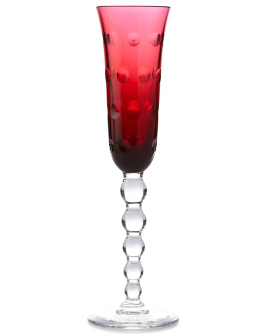 Puiforcat Red Bubbles Flute | Neiman Marcus