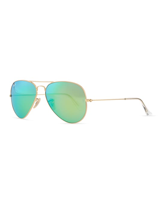 Ray-Ban Mirrored Aviator Sunglasses | Neiman Marcus