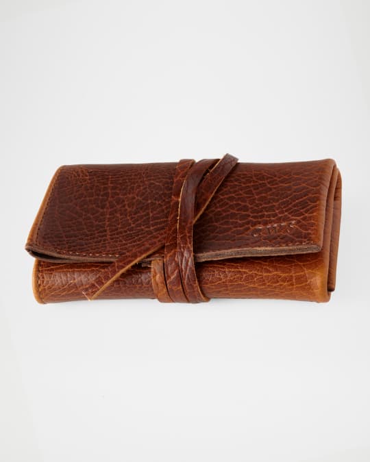 Graphic Image Leather Watch Roll | Neiman Marcus
