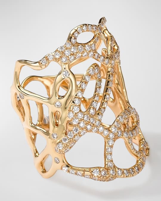 Ippolita Drizzle Ring in 18K Gold with Diamonds | Neiman Marcus