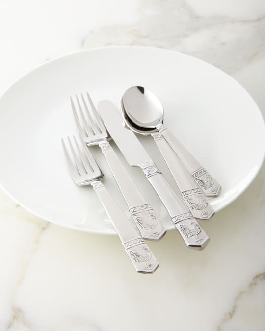 Wallace Silversmiths 45-Piece Rooster Flatware Service | Neiman Marcus