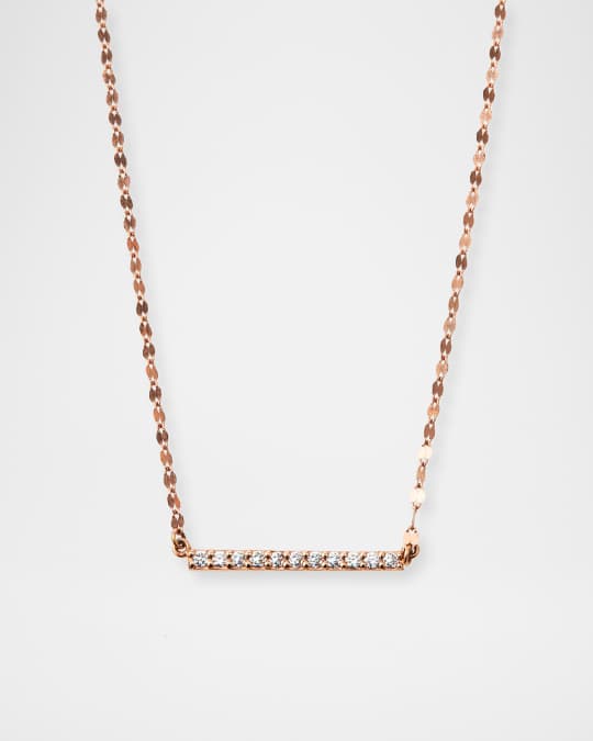 LANA 14K Gold Mirage Blake Diamond Bar Necklace | Neiman Marcus