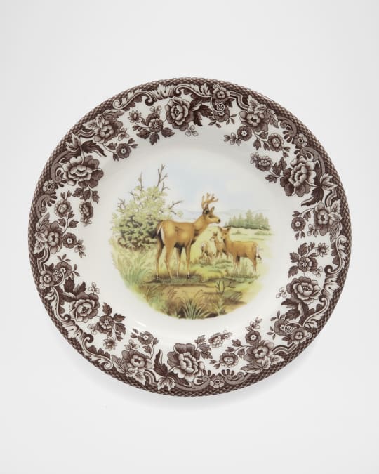 Spode Woodland Deer Salad Plates, Set of 4 | Neiman Marcus
