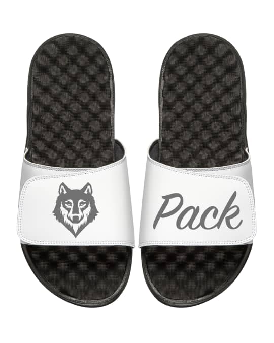 ISlide Men's Wolf Pack Slide Sandals | Neiman Marcus