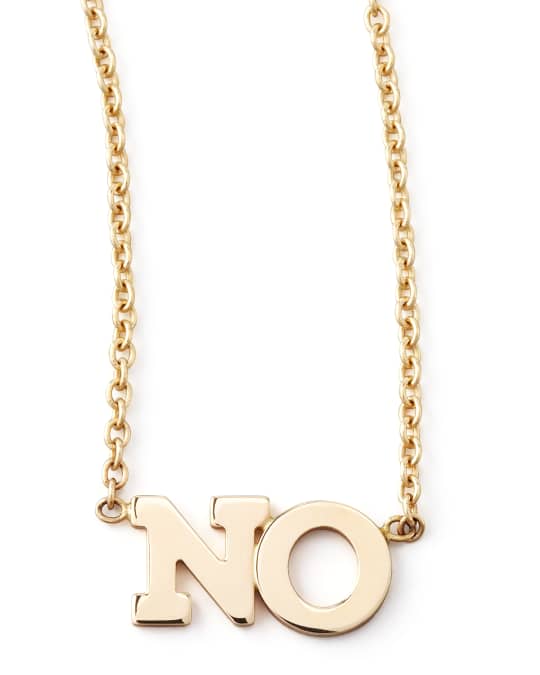 Zoe Chicco 14k No Necklace, Gold | Neiman Marcus