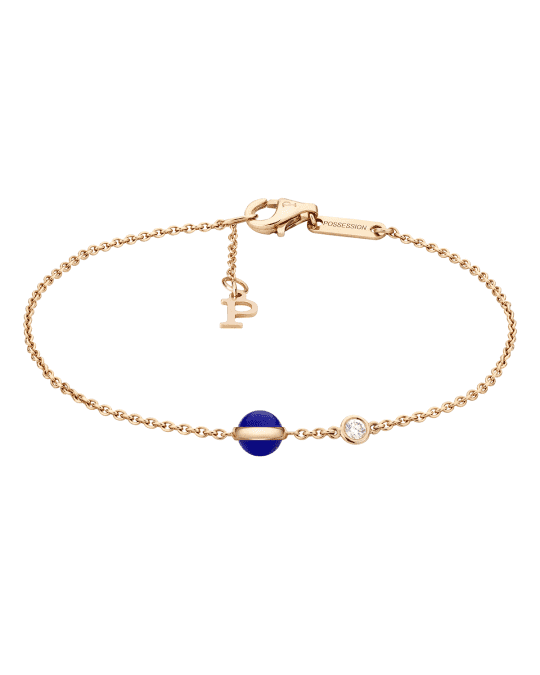 PIAGET Possession Lapis & Diamond Station Bracelet | Neiman Marcus