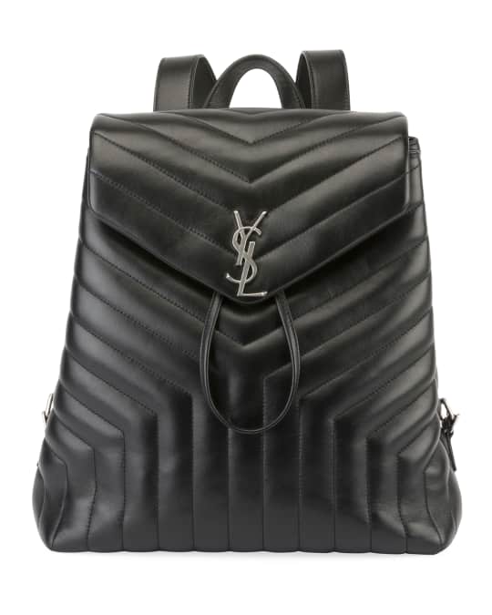 Saint Laurent Loulou Monogram YSL Medium Quilted Leather Backpack ...