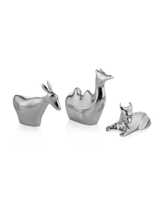 Nambe Mini Nativity Animals, Set of 3 | Neiman Marcus