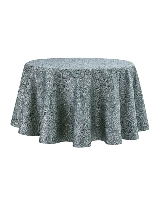 Waterford Esmerelda Round Tablecloth, 90"Dia. | Neiman Marcus