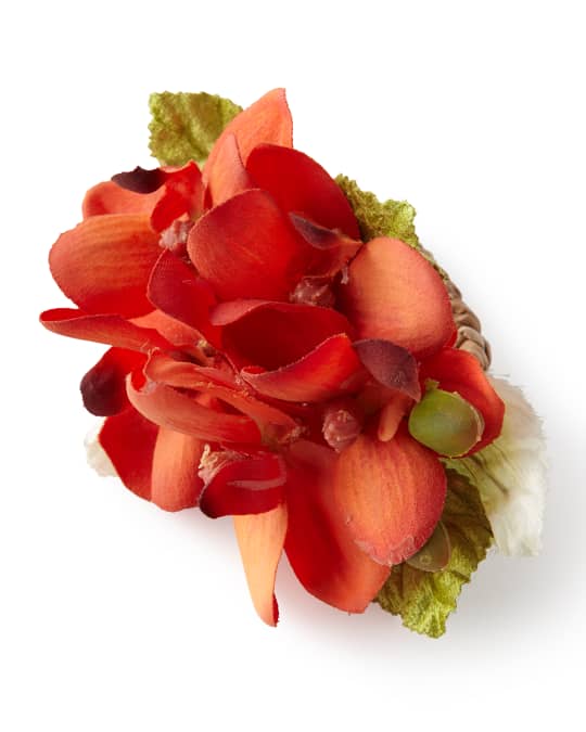 Deborah Rhodes Tropical Orchid Napkin Ring | Neiman Marcus